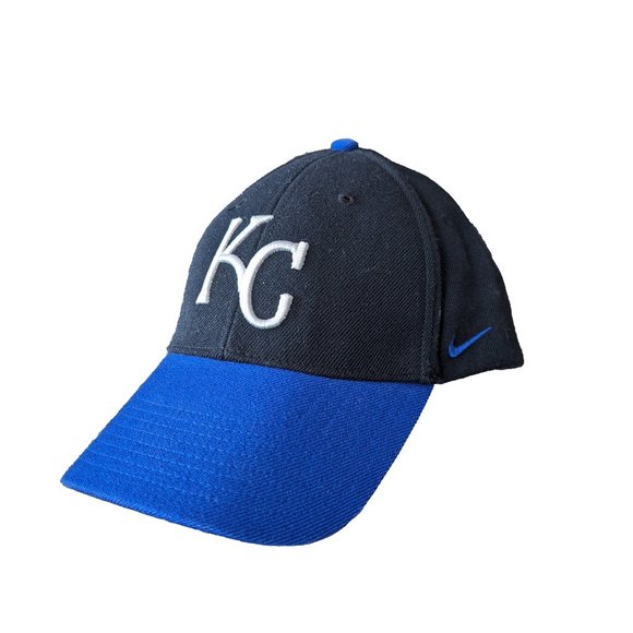 Nike | Accessories | Nike Kc Royals Adjustable Baseball Hat Black Crown ...